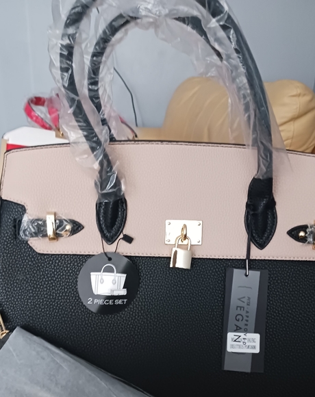 Deluxity | Bags | Nwt Deluxity Large Vegan Leather 2pc Bag With Wallet ...